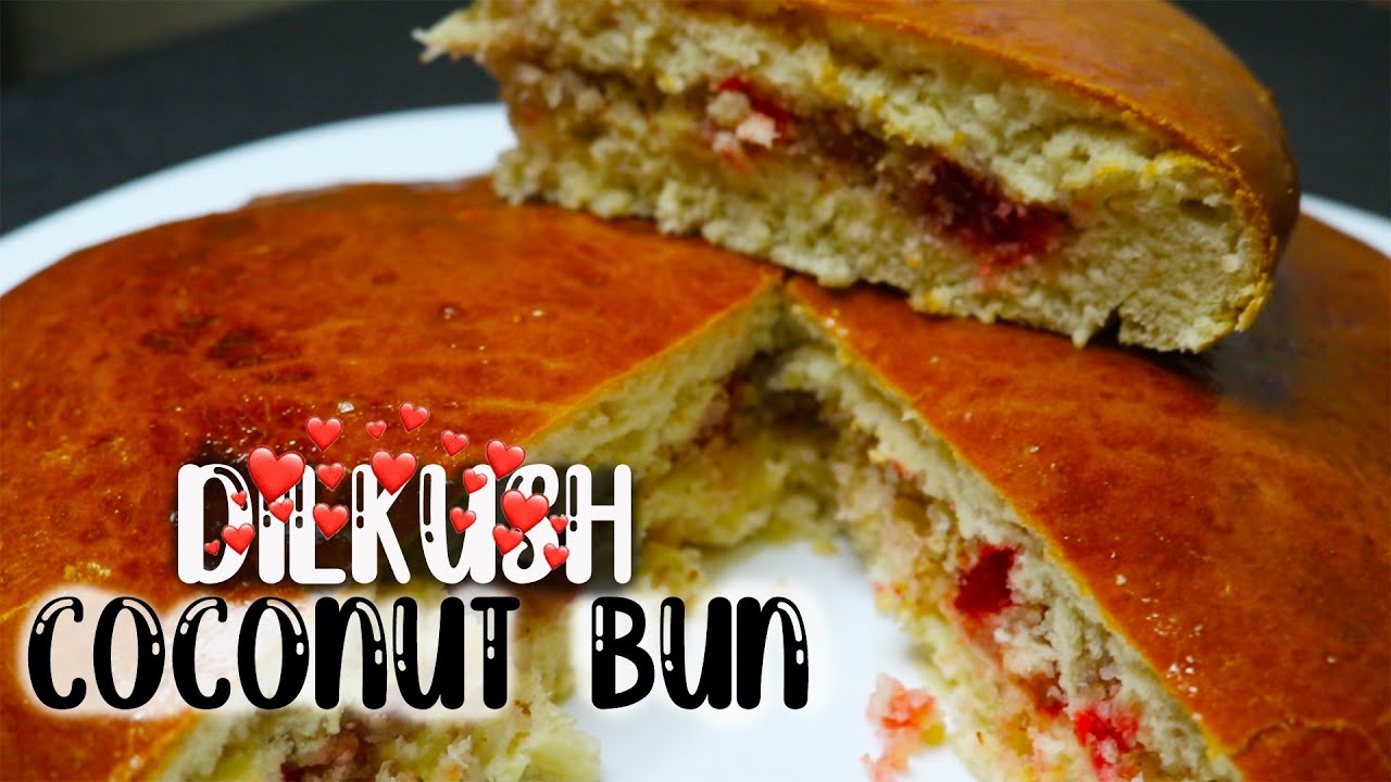 Dilkush Recipe | Coconut Bun | Dilpasand Recipe | How to Make Dilkush ...