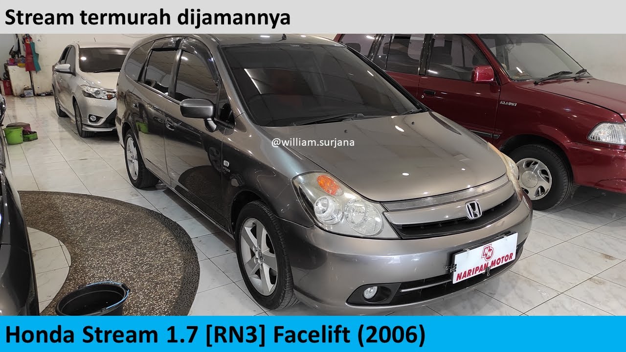 Honda Stream 1.7 [RN3] Facelift (2006) review - Indonesia - YouTube