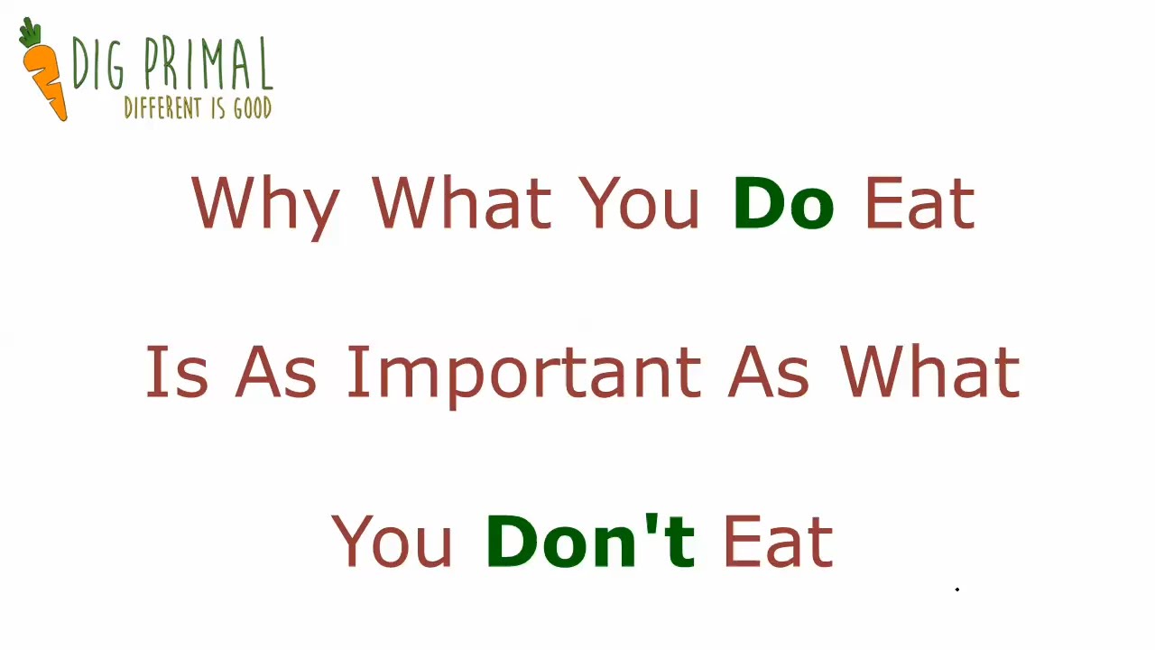 Why What You Do Eat Is as Important As What You Don't Eat - YouTube