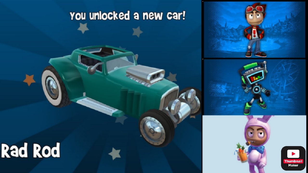 Rez and Benny with Rad Rod- BB Racing 2 - YouTube