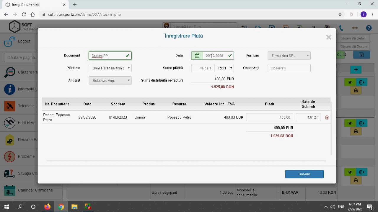 13 - Financiar - Operare Cheltuieli Diurna - Decont (partea 4) - YouTube