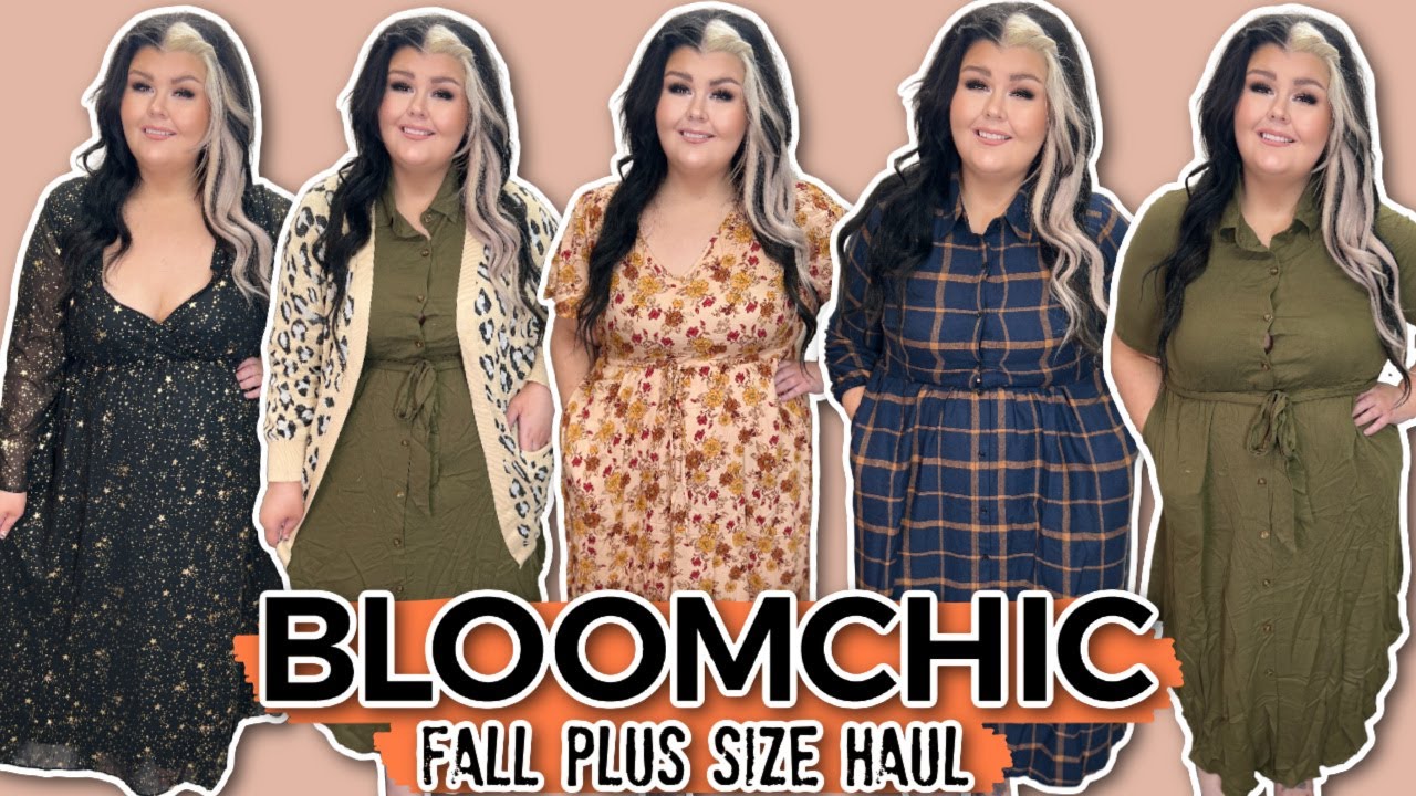 BLOOMCHIC Plus Size Try On Haul | Fall 2022 - YouTube