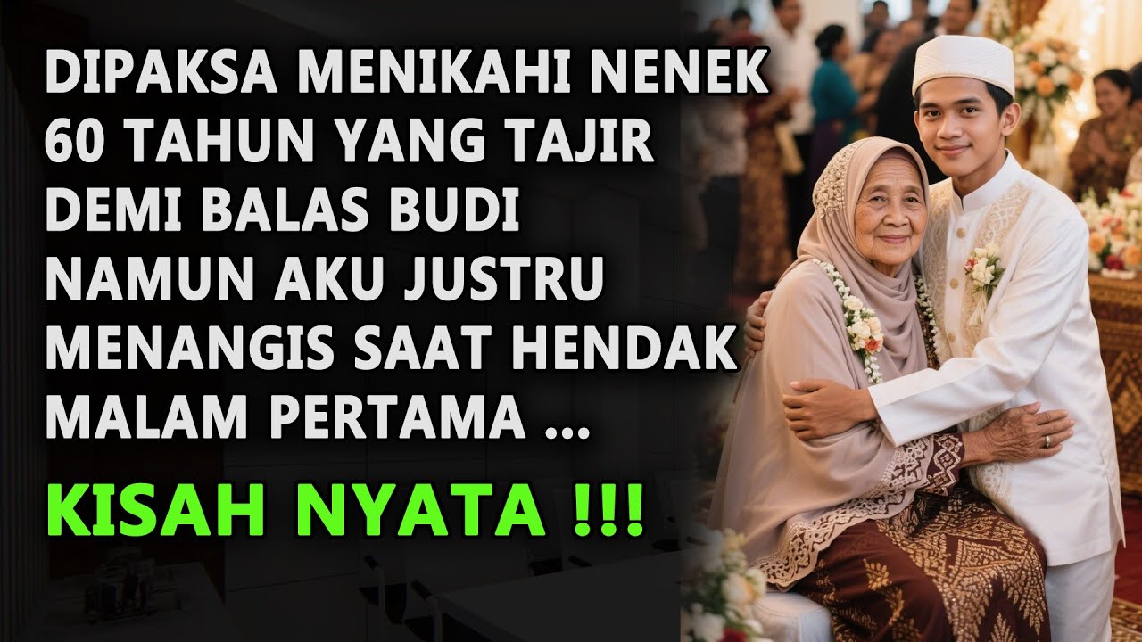 RELA MENIKAH DENGAN NENEK 60 TAHUN DEMI BALAS BUDI AKU JUSTRU MENANGIS ...