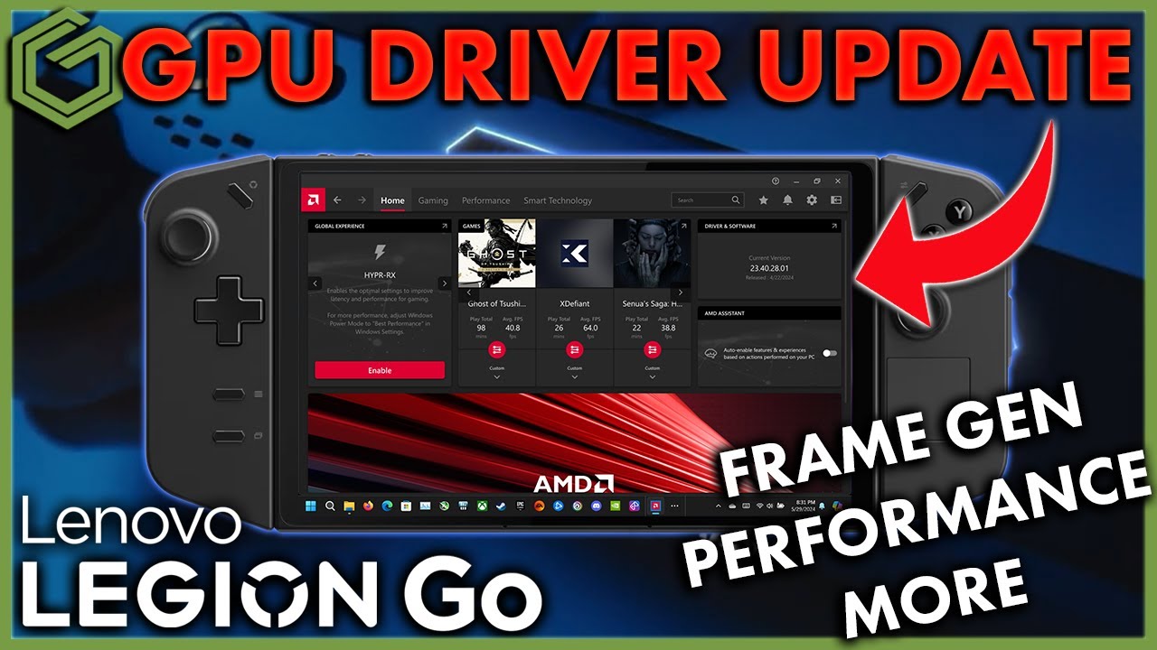 New Legion Go GPU Driver Update is Finally HERE!! - YouTube