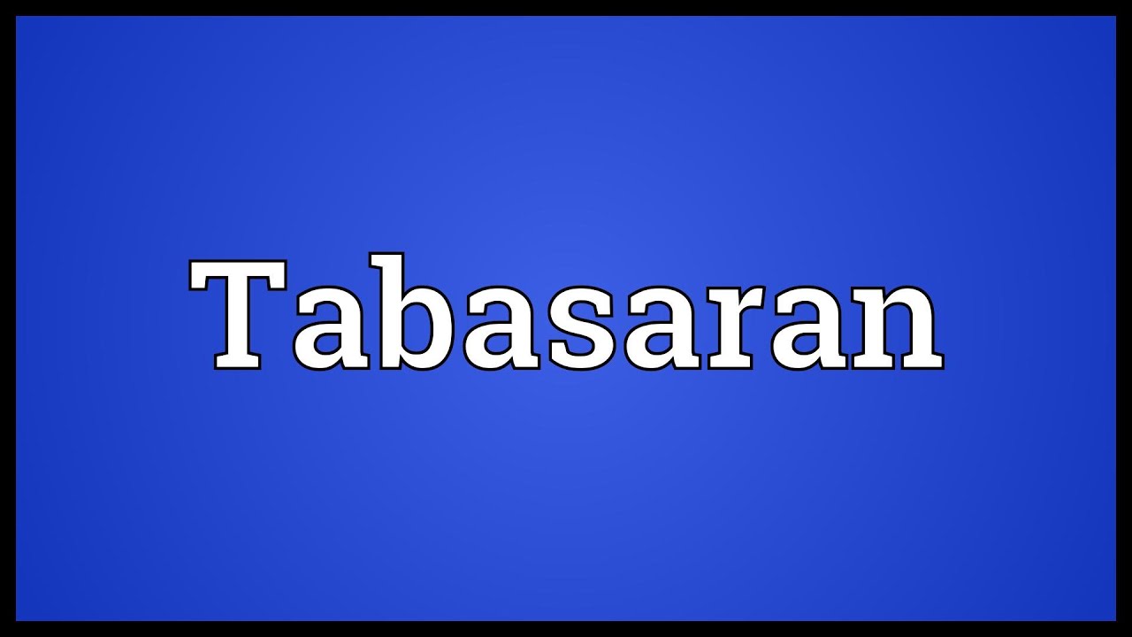 Tabasaran Meaning - YouTube