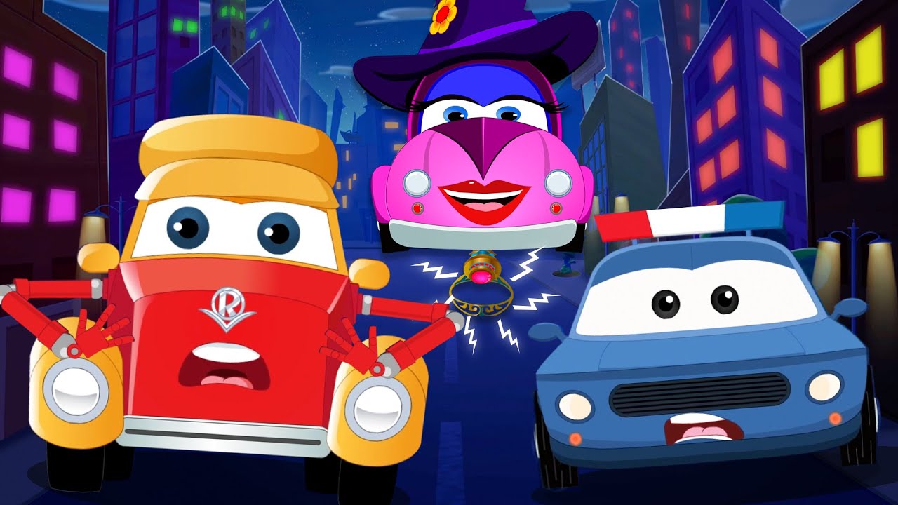 Bewitched + More Super Car Royce Halloween Videos for Kids - YouTube