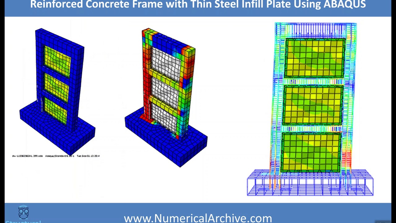 Reinforced Concrete Frame with Thin Steel Infill Plate Using ABAQUS ...