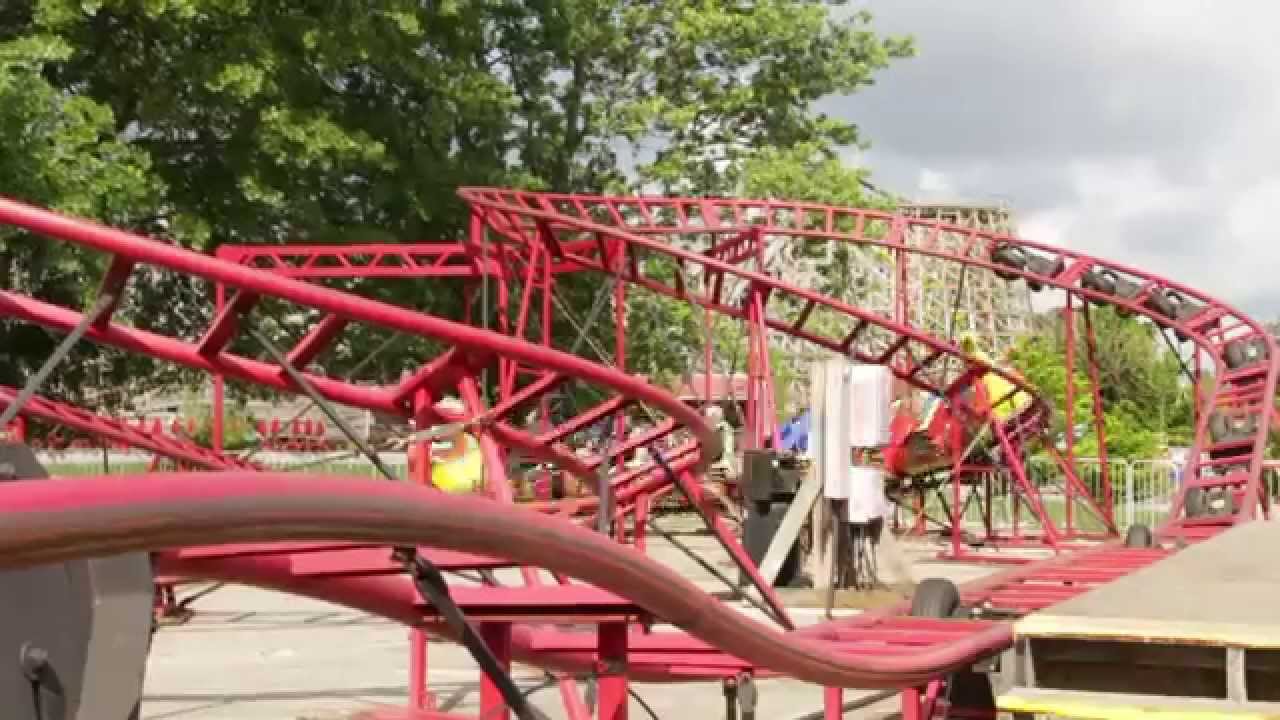 Dragon Roller Coaster (Orient Express) at Beech Bend amusement park ...