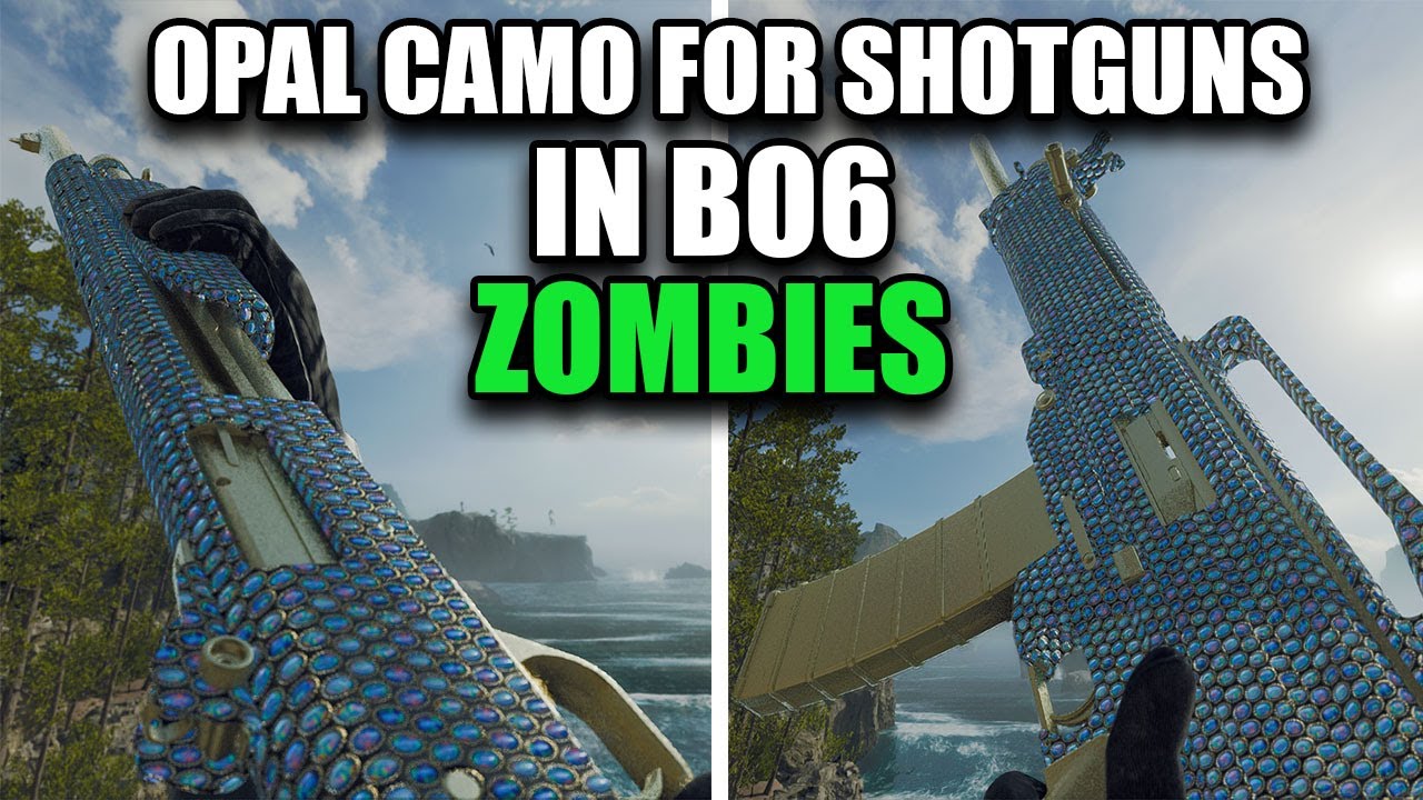 How to get OPAL CAMO on SHOTGUNS in BLACK OPS 6 ZOMBIES - YouTube