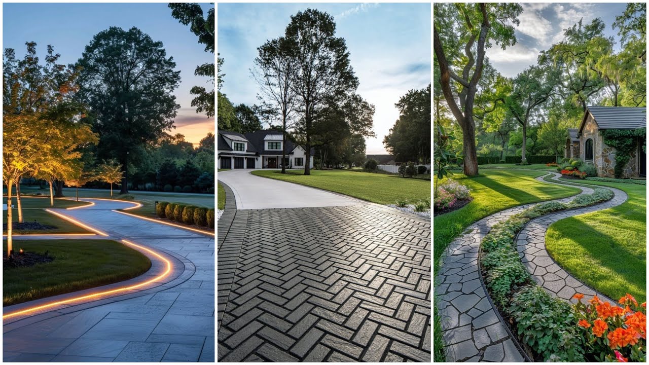 Side of Driveway landscaping ideas | Small Driveway landscaping ideas ...