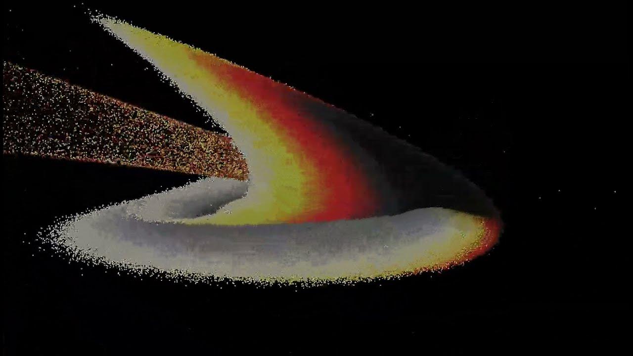 Lorenz attractor with 130M particles - YouTube