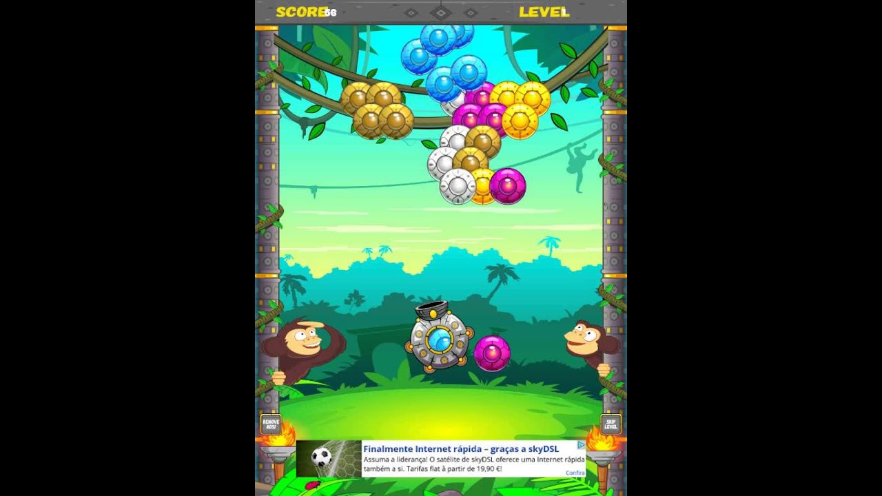 Jungle Monkey Bubble Shooter Android gameplay - YouTube