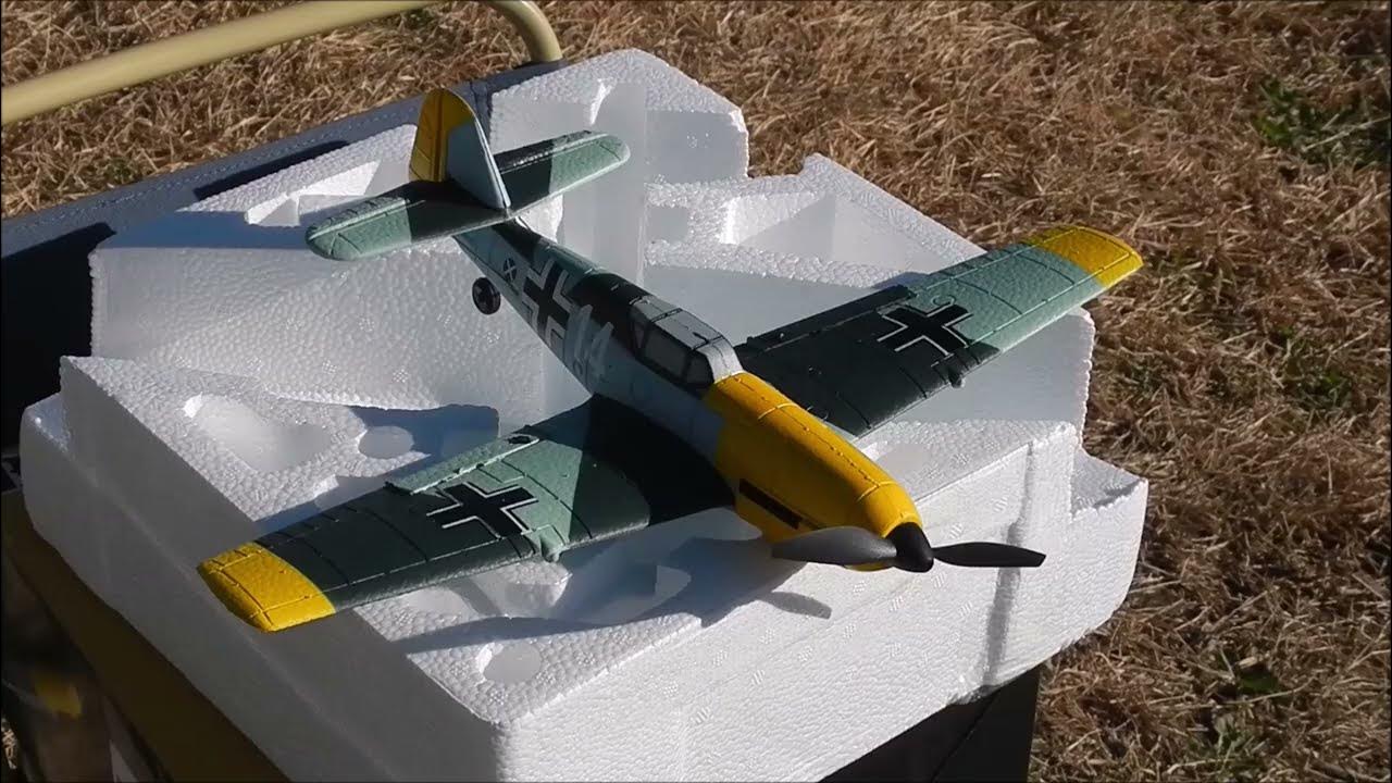 Volantex BF-109 RC Warbird Mini Plane RTF - YouTube