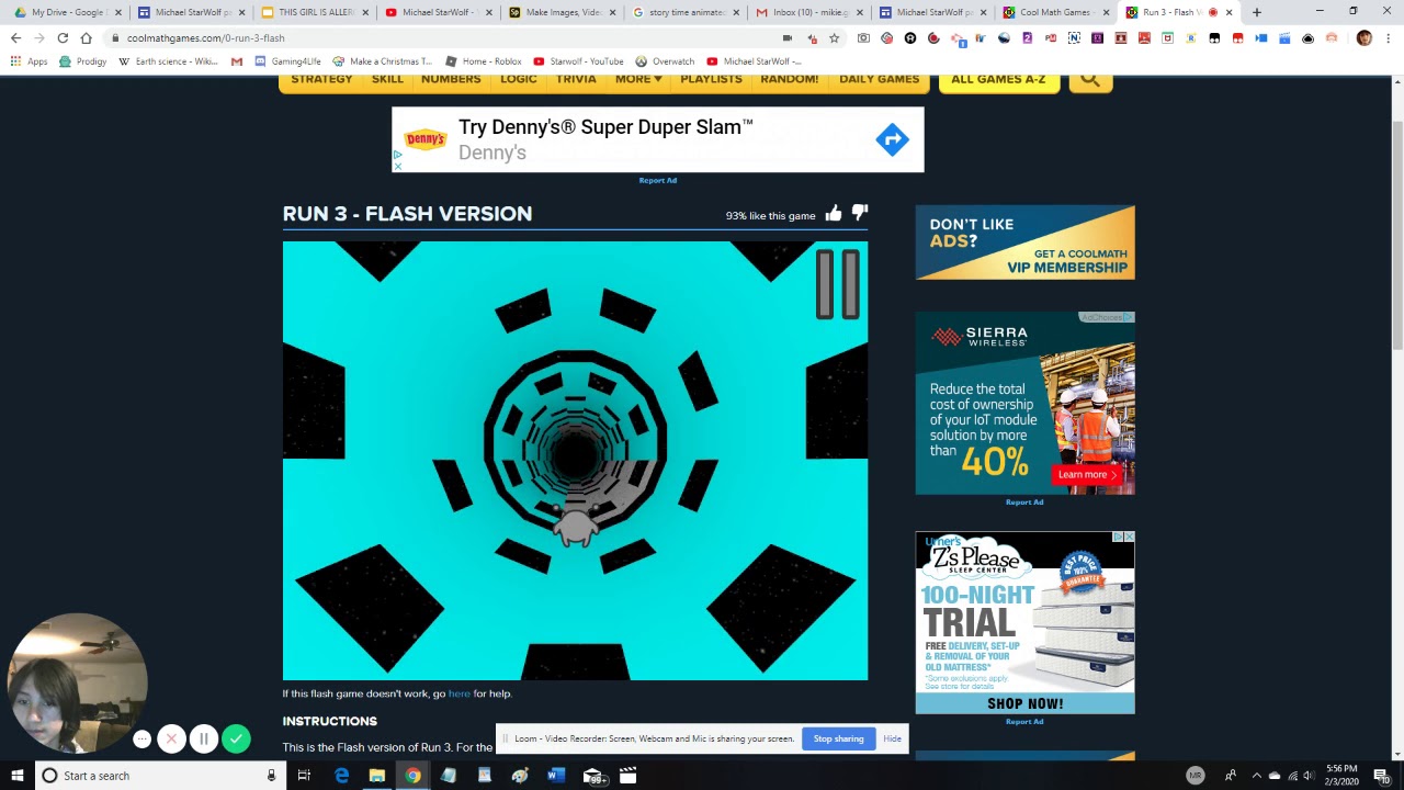 (Reupload) Playing Run 3 Flash Version - YouTube