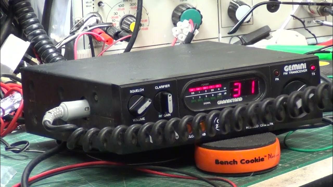 Grandstand Gemini CB27/81 UK FM CB radio - On The Air test - YouTube