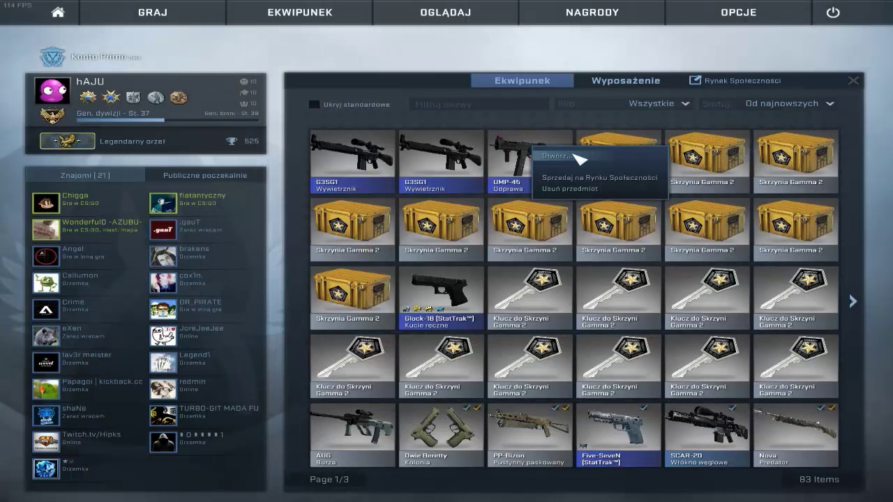 CS GO Pyskatson Shows Skill / Opening Gamma 2 case and Operation ...
