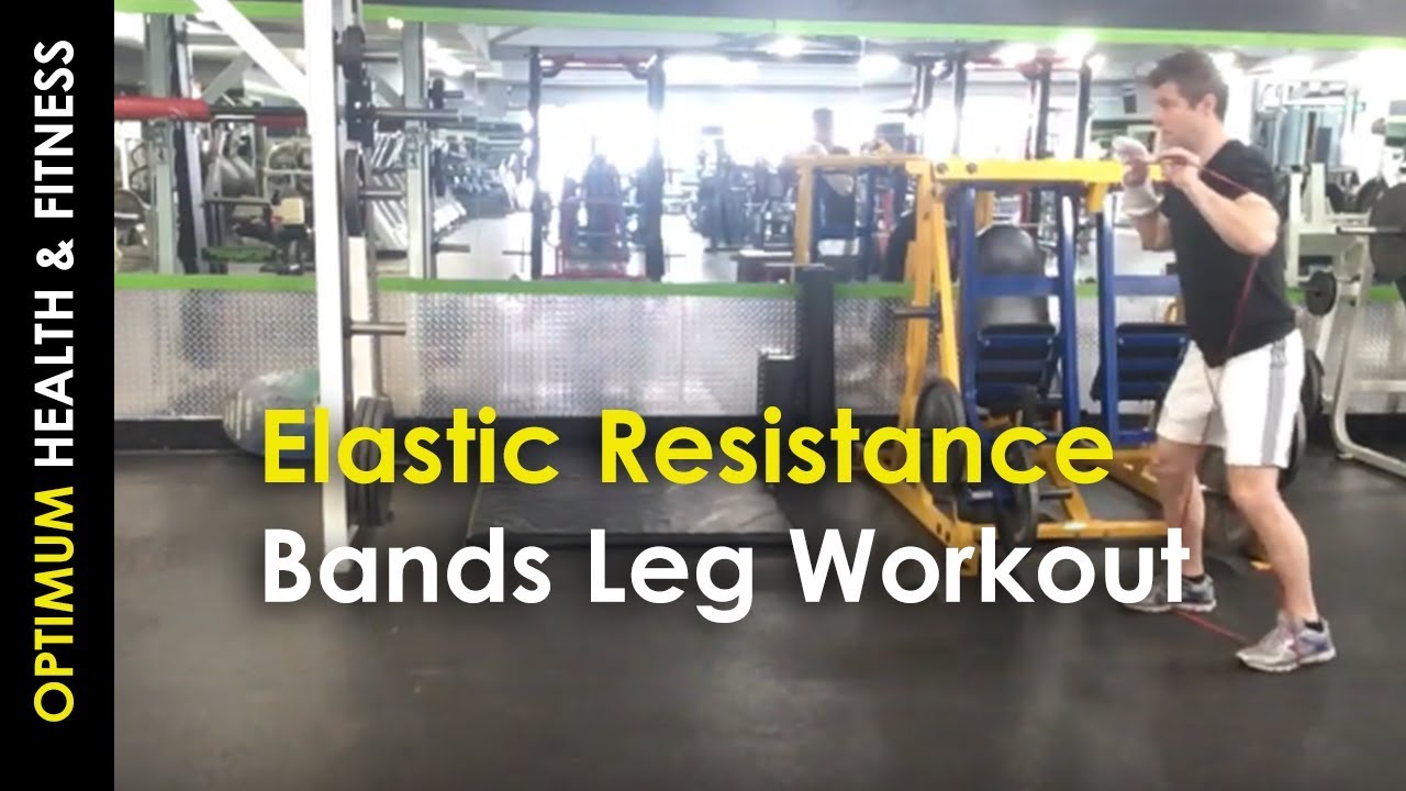 Elastic Resistance Bands Leg Workout - YouTube
