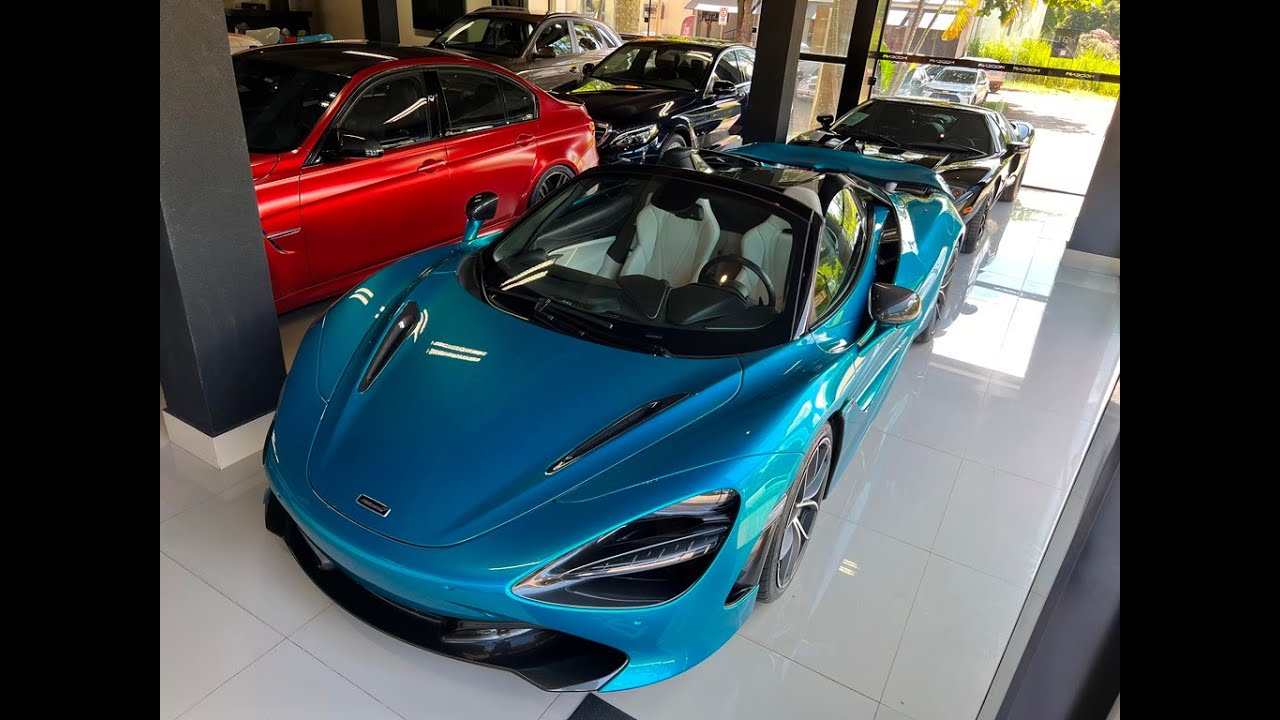 Ford GT & Corvette C8 & McLaren 720s Spider na Modena - YouTube