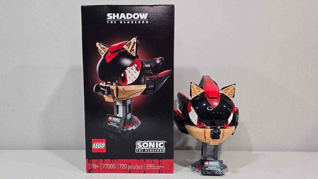 Lego Shadow the Hedgehog Bust Set 77000 REVIEW! - YouTube