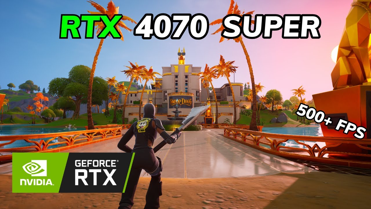 RTX 4070 Super + Ryzen 7 7800X3D | Fortnite Chapter 2 Benchmark | Ultra ...