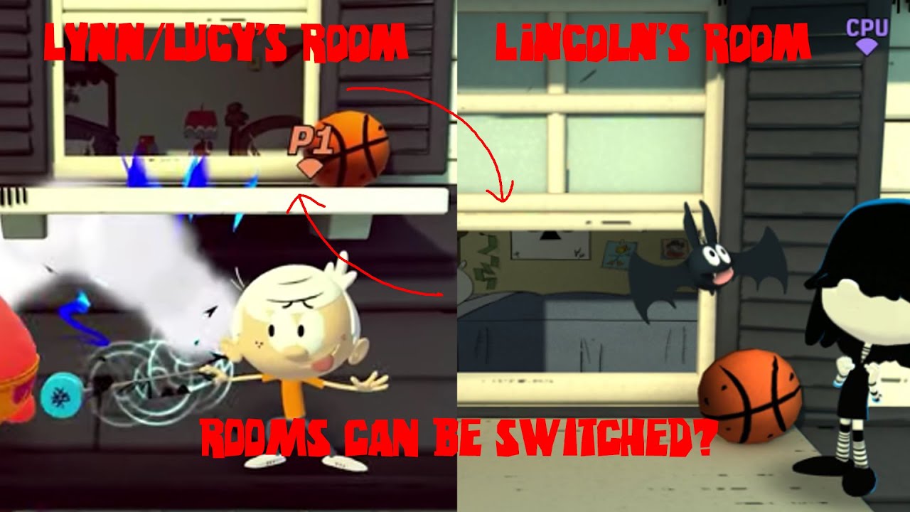 The Loud House stage in Nickelodeon All Star Brawl will have switching ...