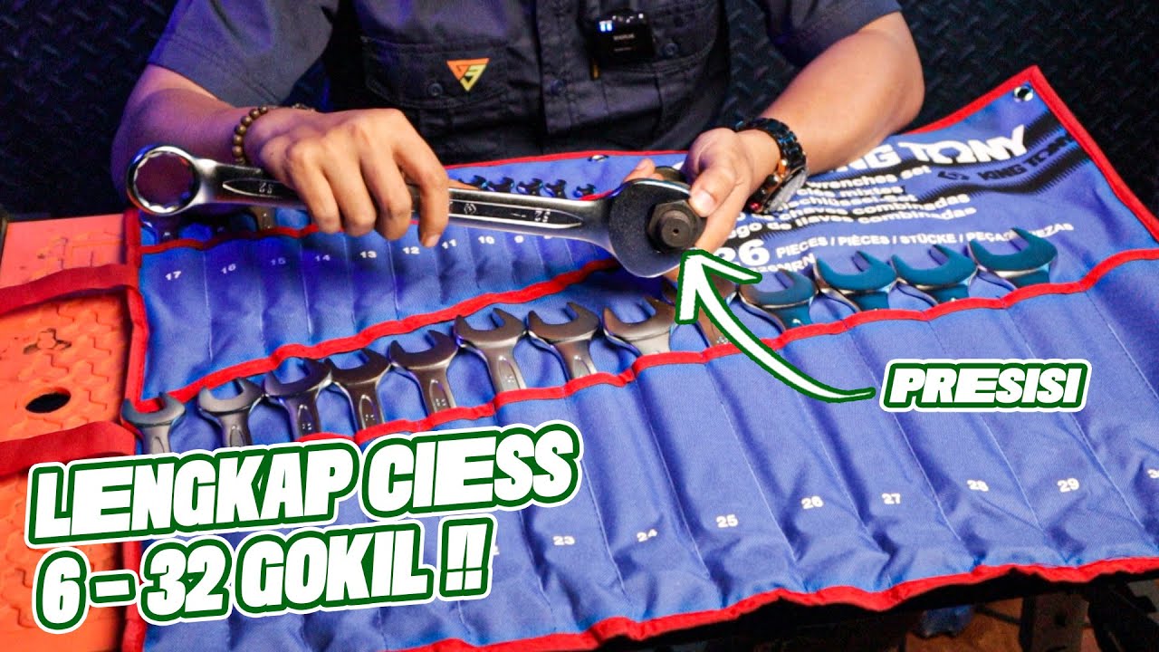 Review and Test kunci ring pass combination wrench set 26 PC | KING ...
