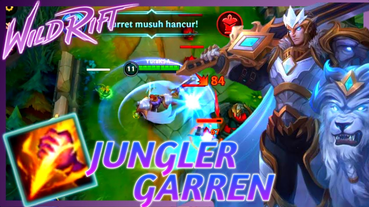 lol wild rift | the best tank jungler my boy garen - YouTube