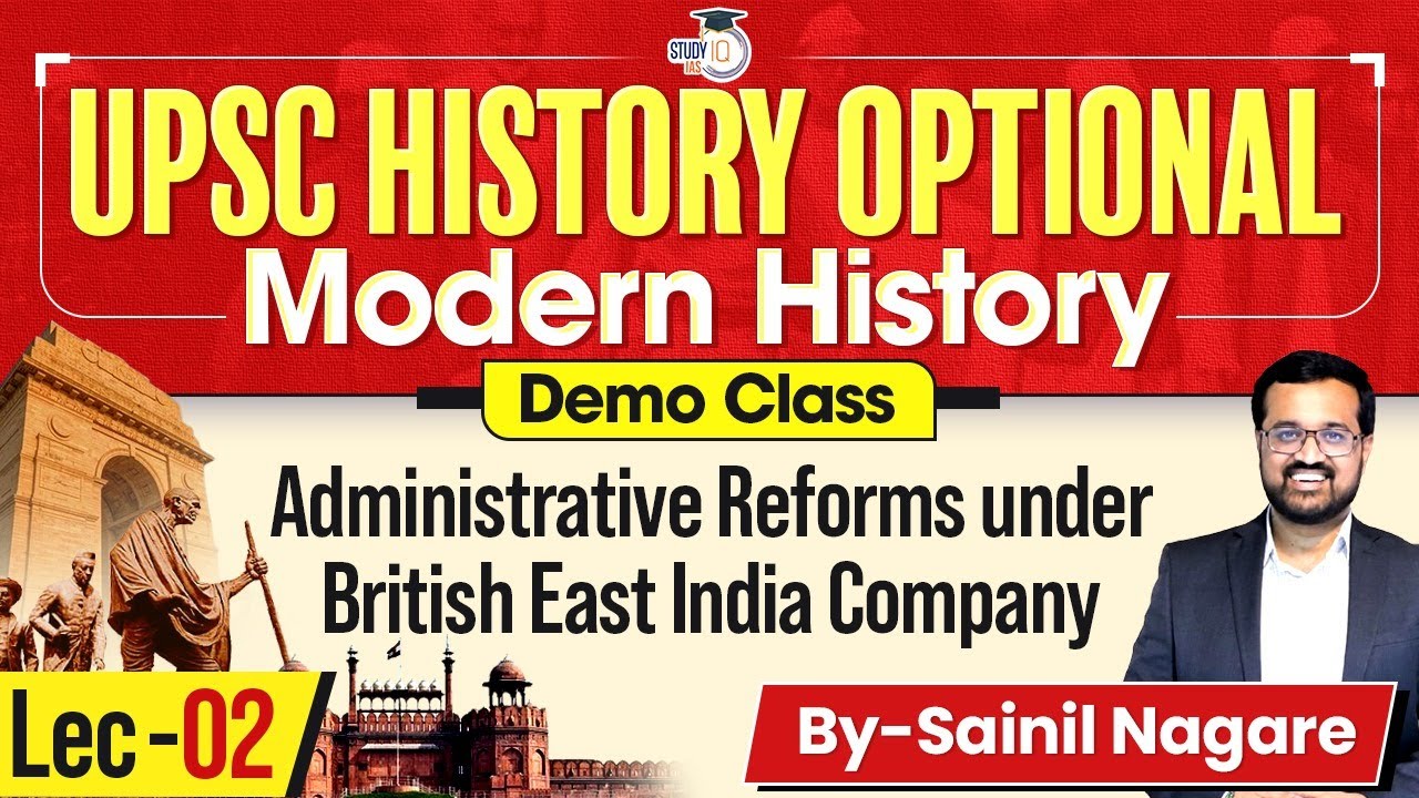 Administrative Reforms Under British East India Company | Lec 02 ...
