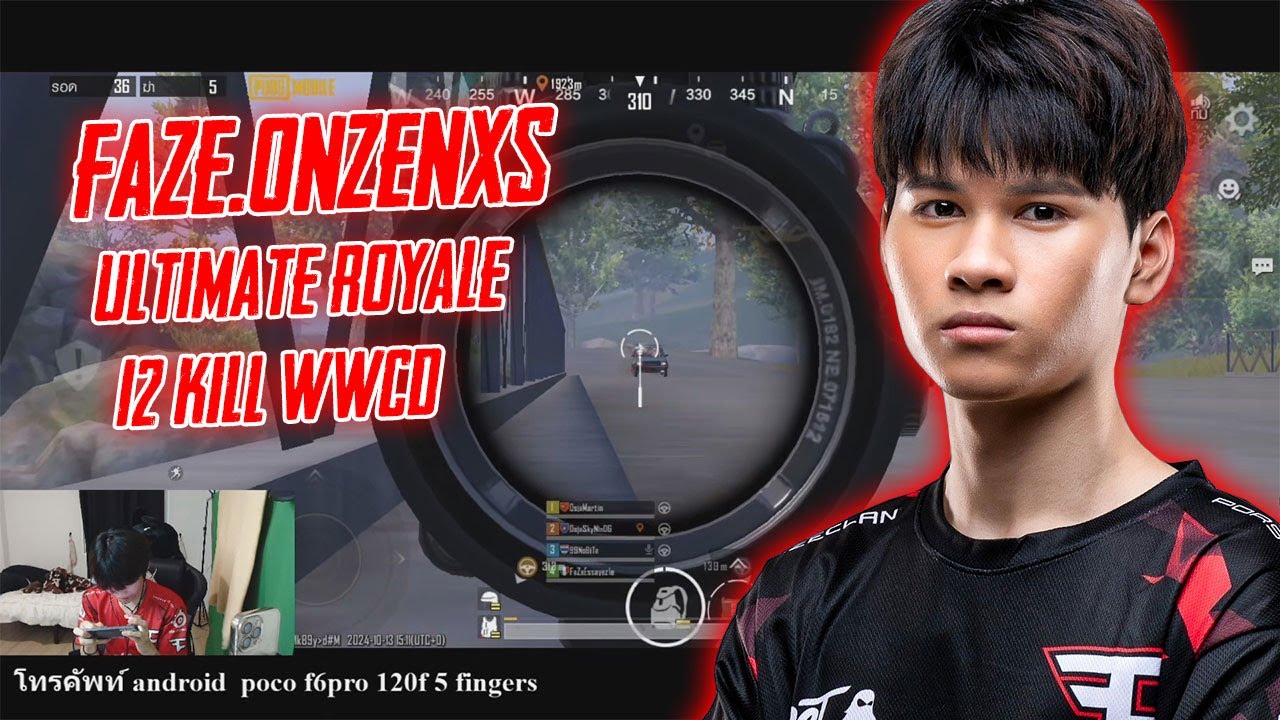 PUBG Mobile Thailand : Faze.Onzenxs Ultimate Royale 12 killll!!!! WWCD ...