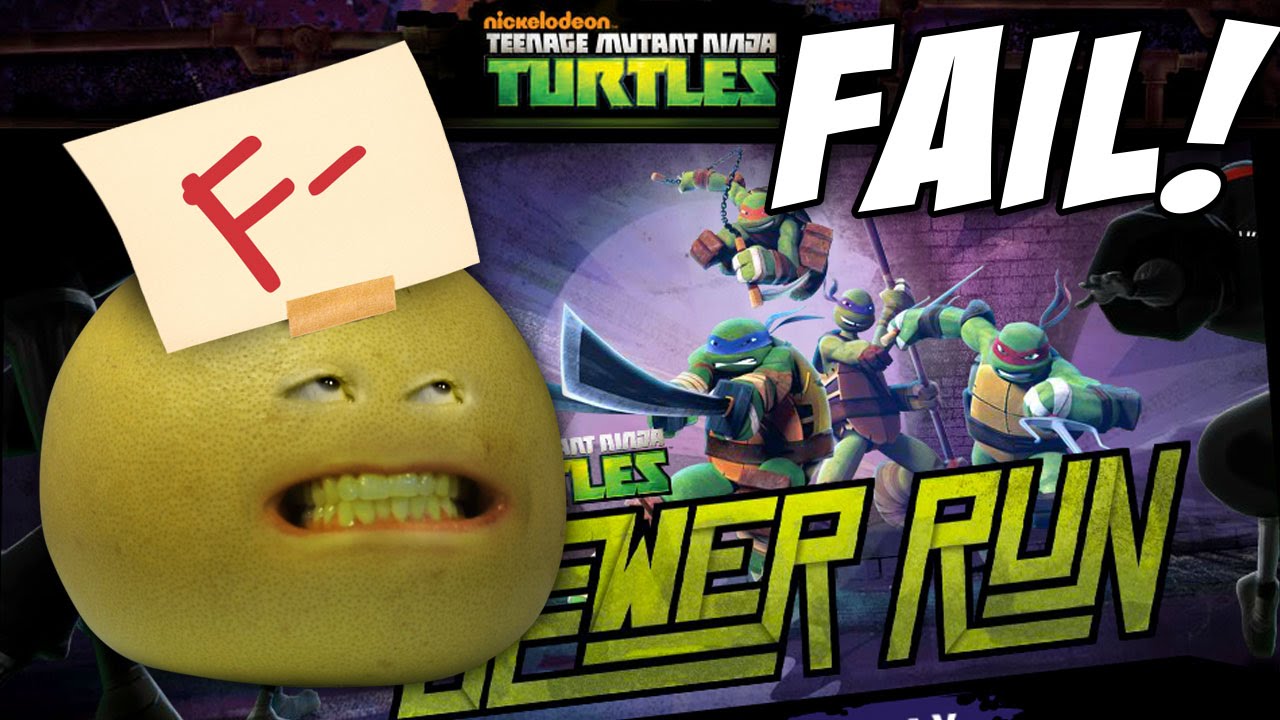 Grapefruit Fails at Teenage Mutant Ninja Turtle Sewer Run (Annoying ...