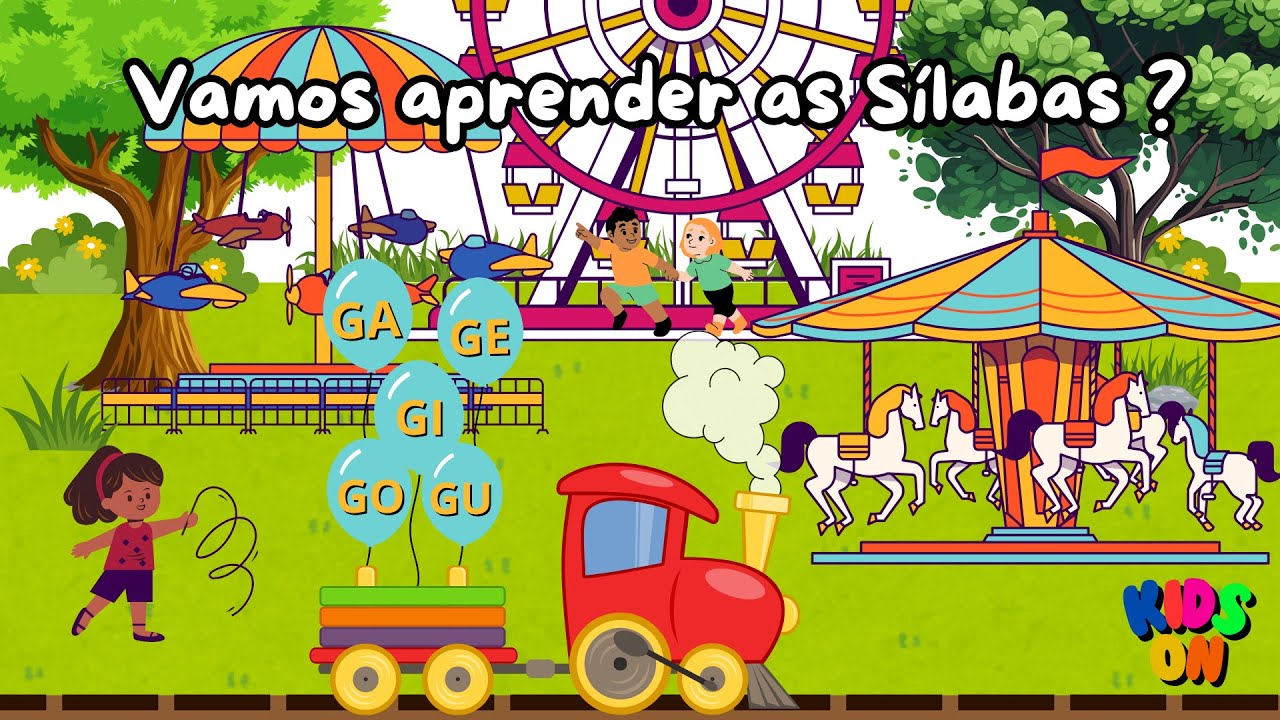 Kids On - Ga Ge Gi Go Gu [Sílabas G] [Vídeos educativos para crianças ...
