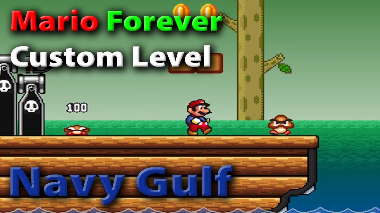 Mario Forever - Custom Level - Navy Gulf - YouTube