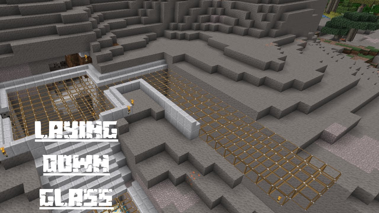 Laying Down Glass | Minecraft Hardcore - YouTube