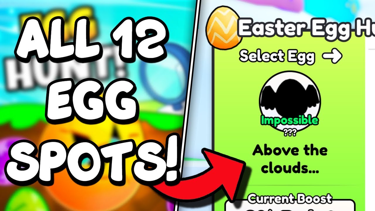 ALL *12 EGG LOCATIONS* in the NEW Pet Simulator 99 Easter Event!! - YouTube