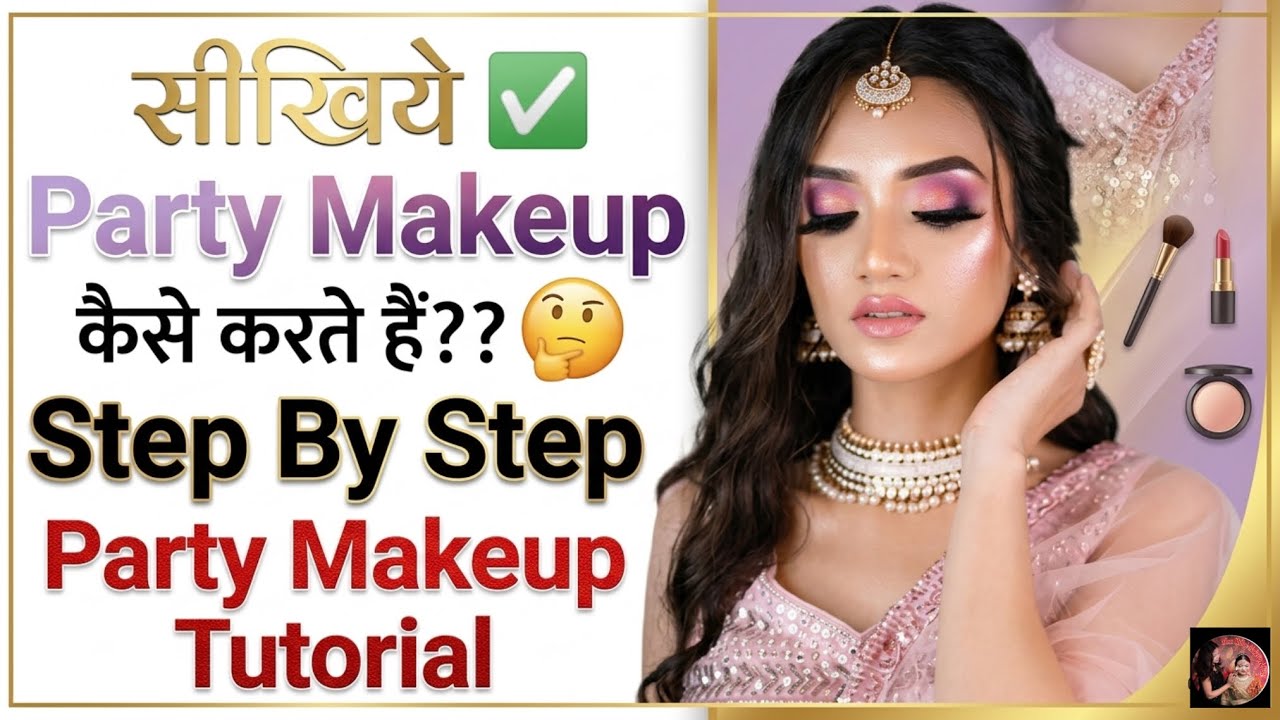 How To Do Party Makeup At Home ||Party Wear Makeup Step By Step ...