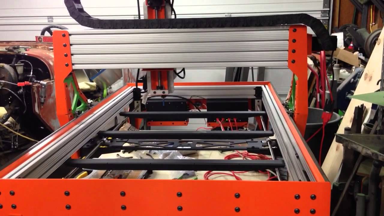 Platform Cnc initial start up - YouTube