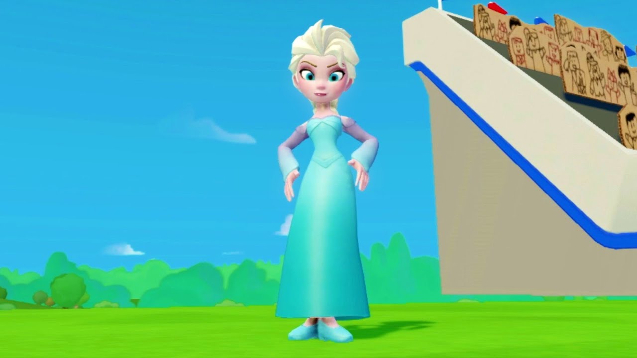 Frozen Elsa Survives Super Hard Disney Games with Superheroes | ELSA ...