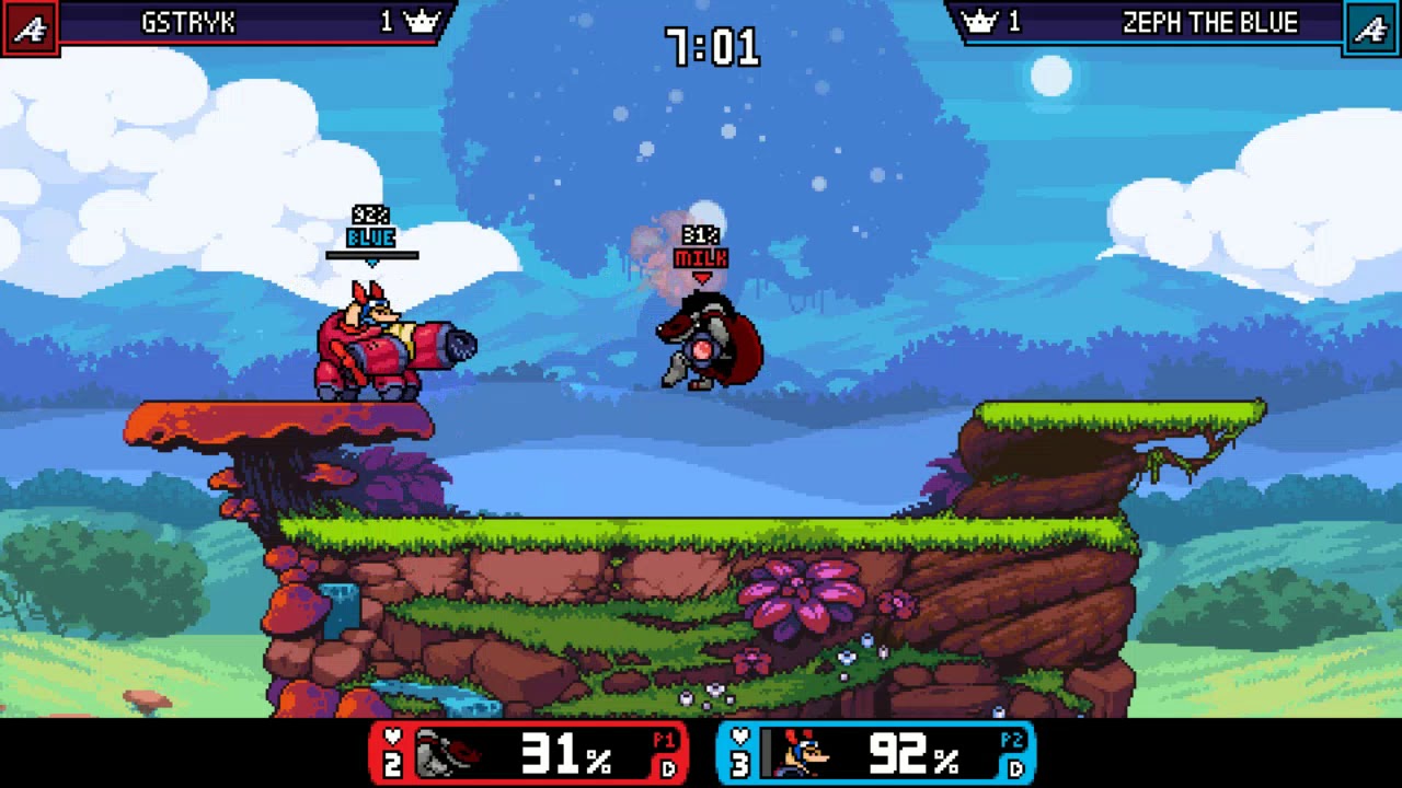 Rivals of Aether - Zeph the Blue (Elliana) vs GSTRYK (Forsburn) - YouTube