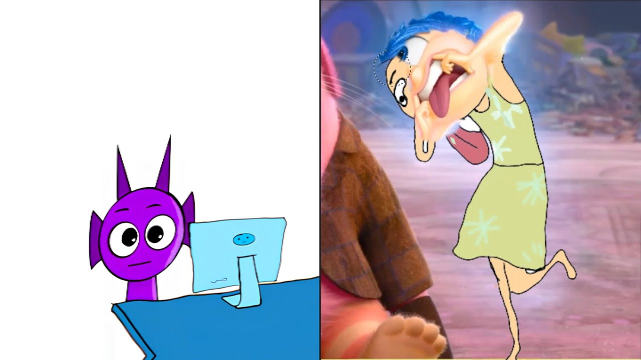 Sprunki reactions to funny moments from cartoons - YouTube