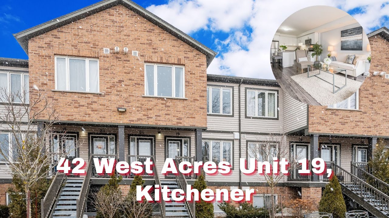 SOLD BY THE RIZ TEAM - Welcome to 42 West Acres Unit 19, Kitchener ...