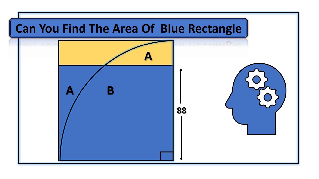Can You Find The Area Of Rectangle : Brain Booster - YouTube