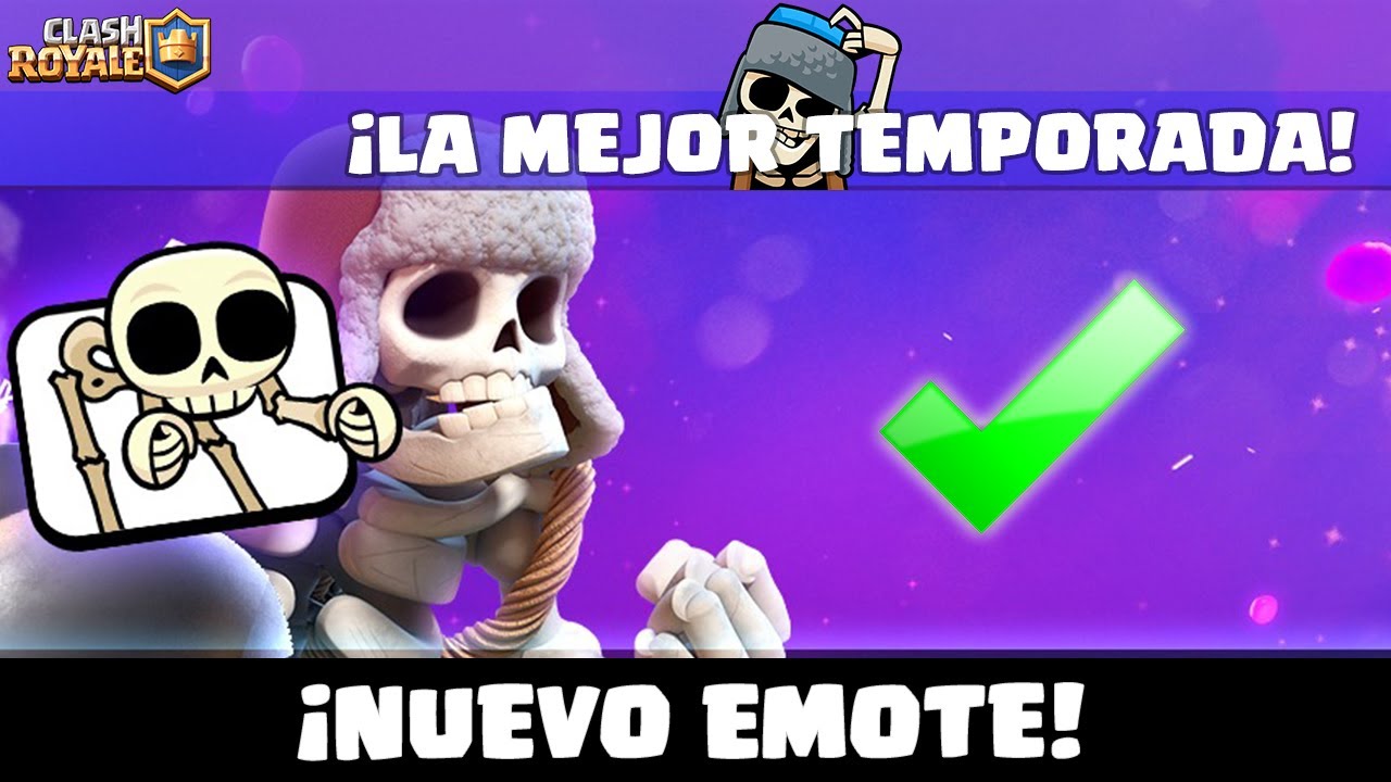 NUEVO EMOTE LARRY BAILANDO + EL MEJOR PASE DE CLASH ROYALE! (desafio de ...