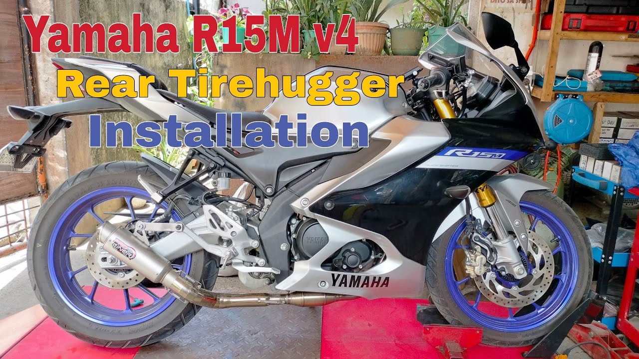 Yamaha R15M V4 Tirehugger Installation - YouTube