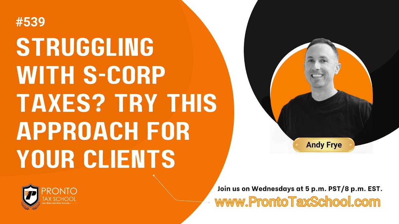 How to Create a Winning Balance Sheet for S Corp Clients #539 - YouTube