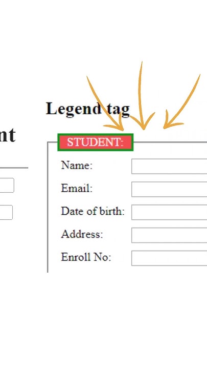 legend tag | html | webdevelopment | theelitecode | #shorts | #legend - YouTube