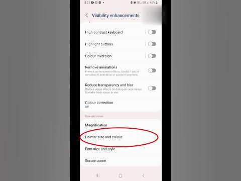 pointer speed || How to change pointer speed in sumsung mobile || #shorts - YouTube