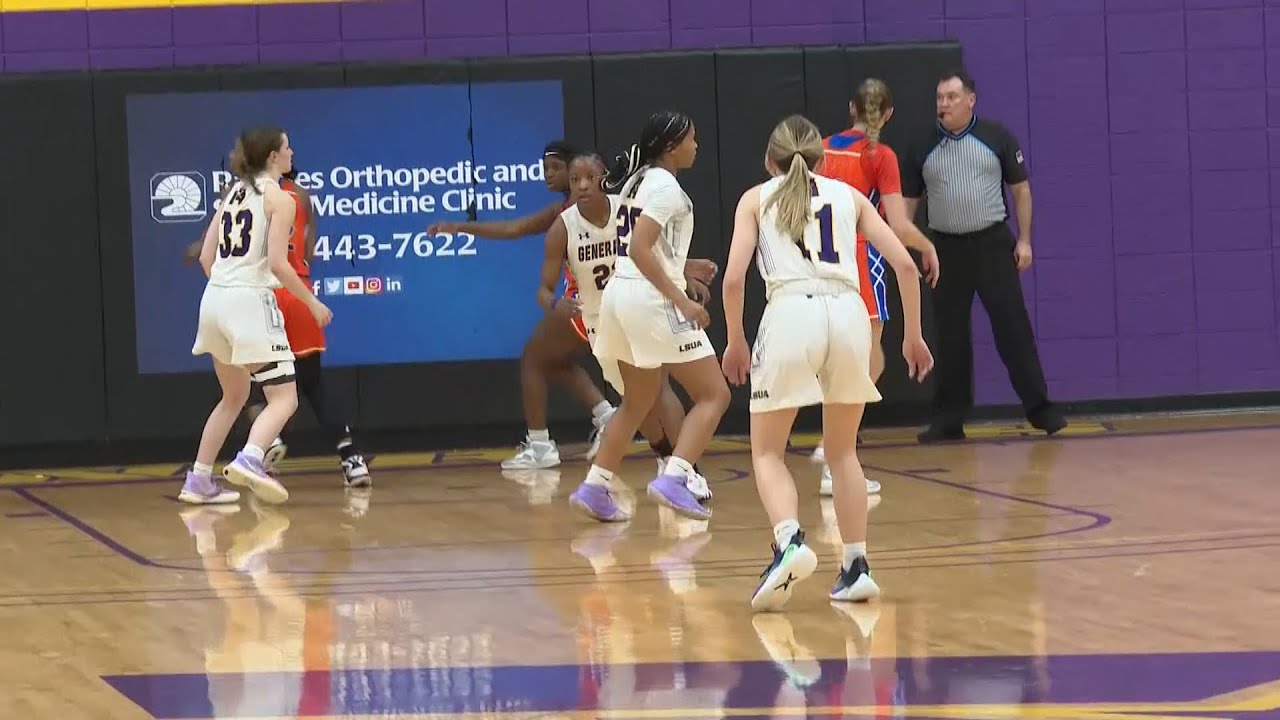 LSUA Top Play #3 - Martin-Hardwick beats LCU on a layup - YouTube