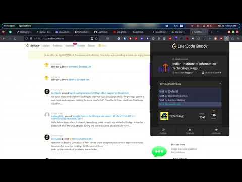 LeetCode Buddy Browser Extension - YouTube