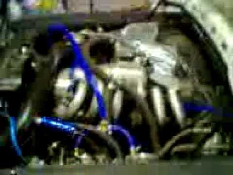 ford cortina 250 crossflow,turbo, lpg, nitrous, running - YouTube