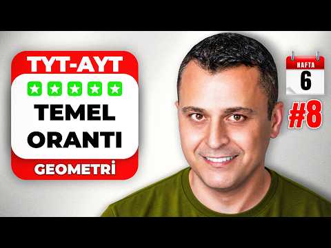 KENAR AÇI KENAR & KENAR KENAR KENAR BENZERLİĞİ | 6.Hafta 8.Ders | 2027 TYT_AYT Geometri 🔥